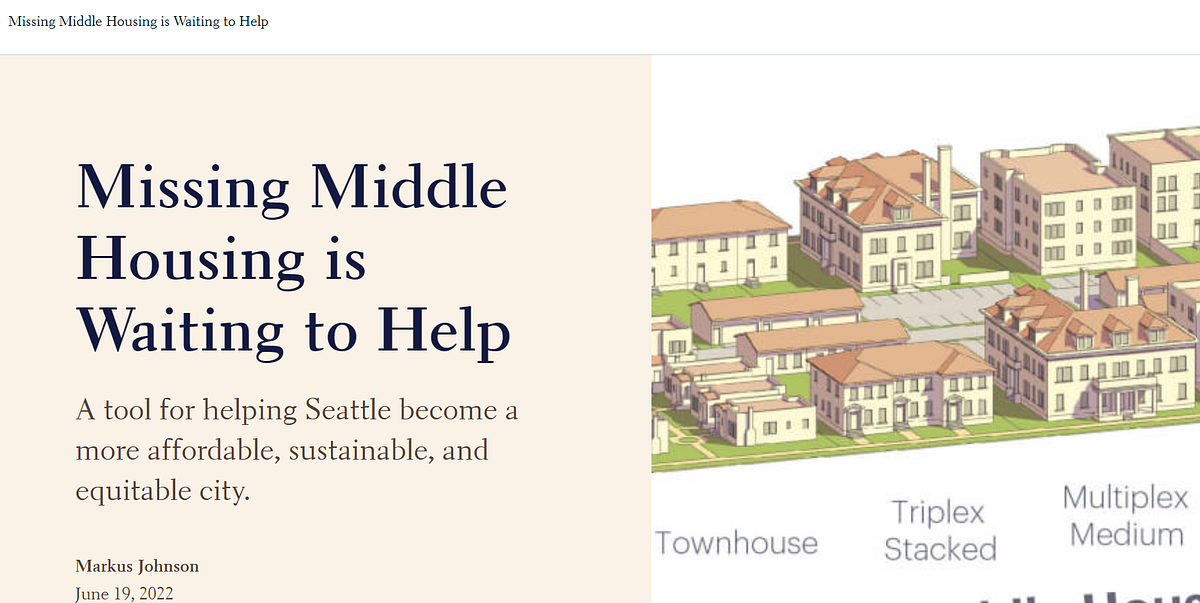 Middle Housing is Waiting to Help do Its Part | by Markus Johnson | Medium