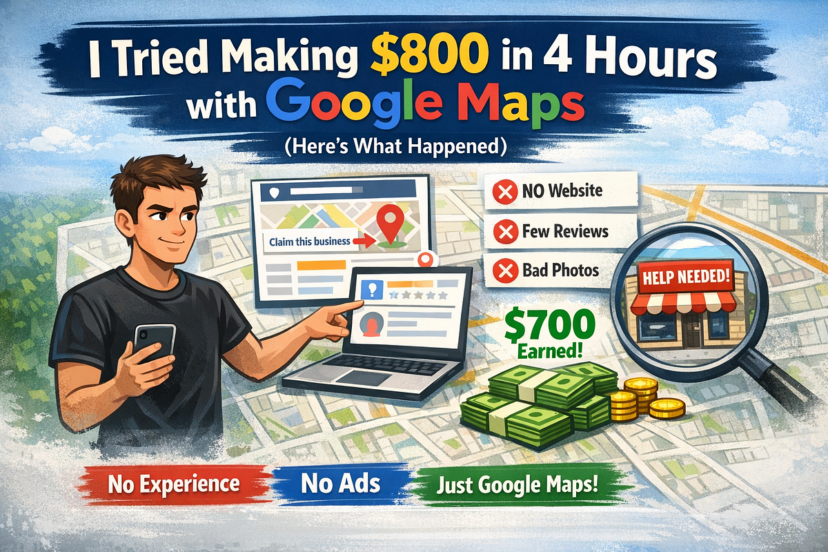 I Tried Making $800 in 4 Hours with Google Maps (To See If It Works ...