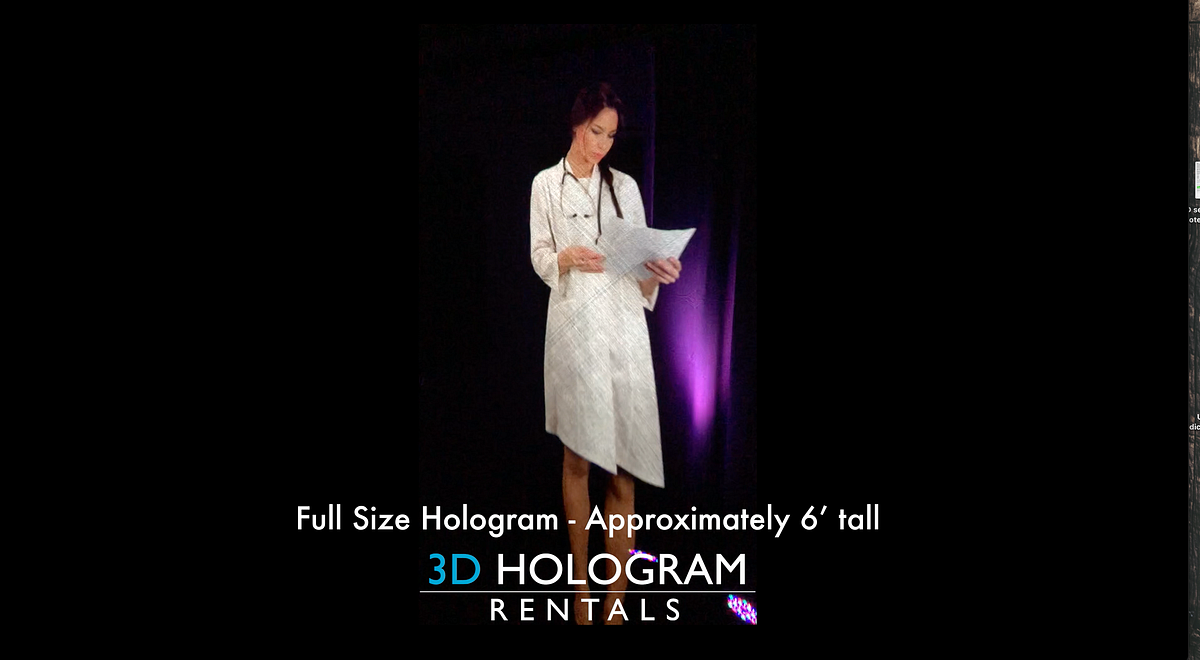 3D Hologram Company Creates Life Size Fully Interactive AR Holographic ...