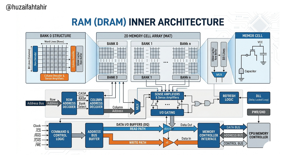 Random Access Memory (RAM) in Computer Architecture | by Huzaifah Tahir ...