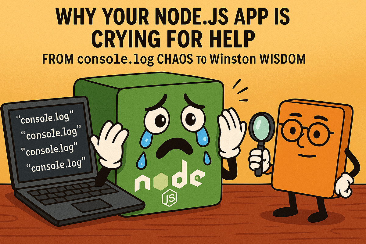 Why Your Node.js App is Crying for Help: From console.log Chaos to ...
