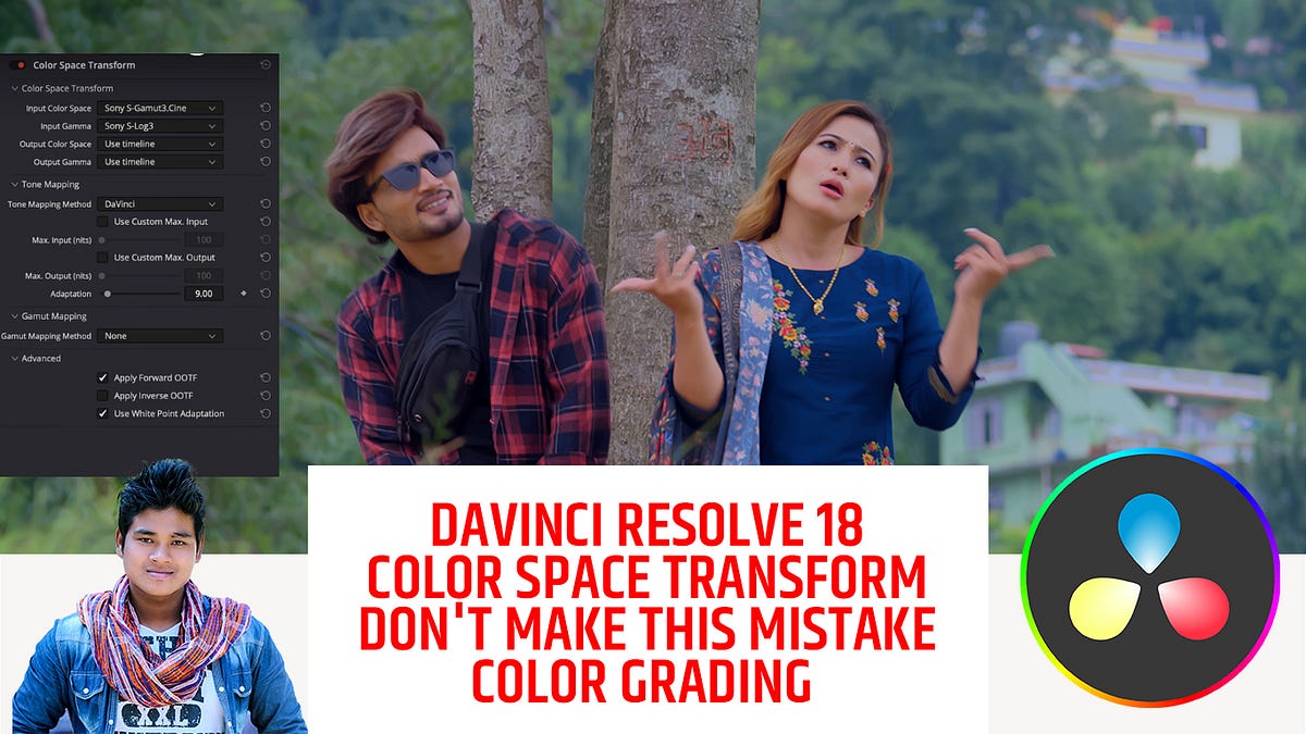 How to DaVinci Resolve 18 input color space | by Anilrana | Medium