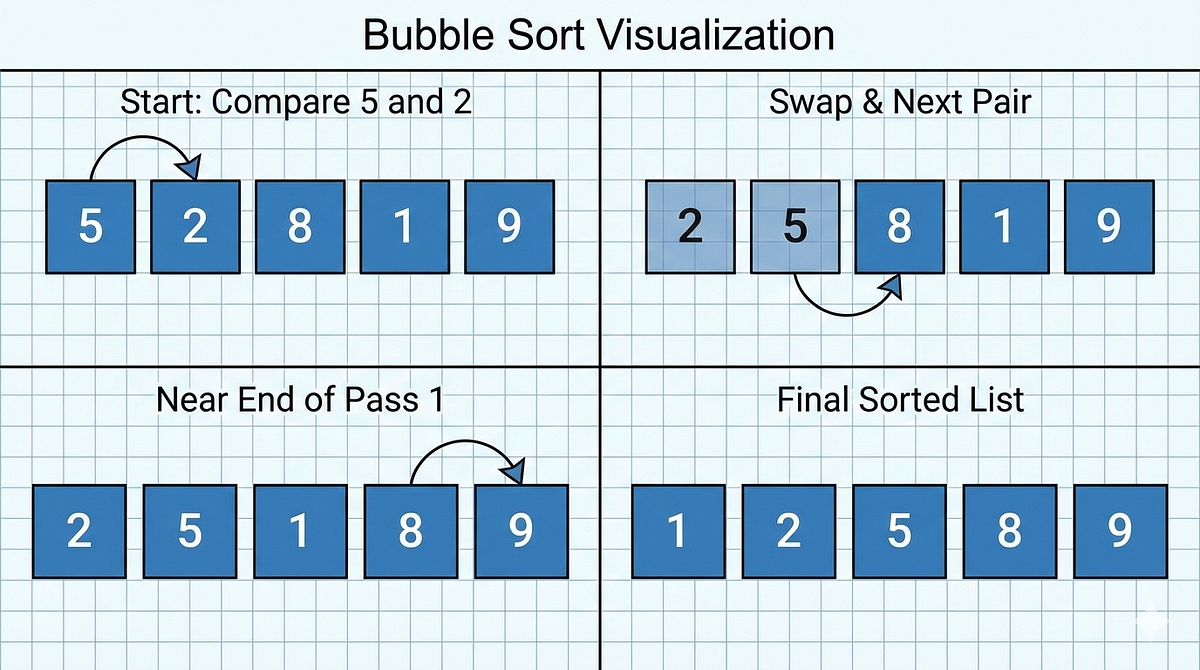 How to Implement Bubble Sort in Python | by Ashok IT | Jan, 2026 | Medium