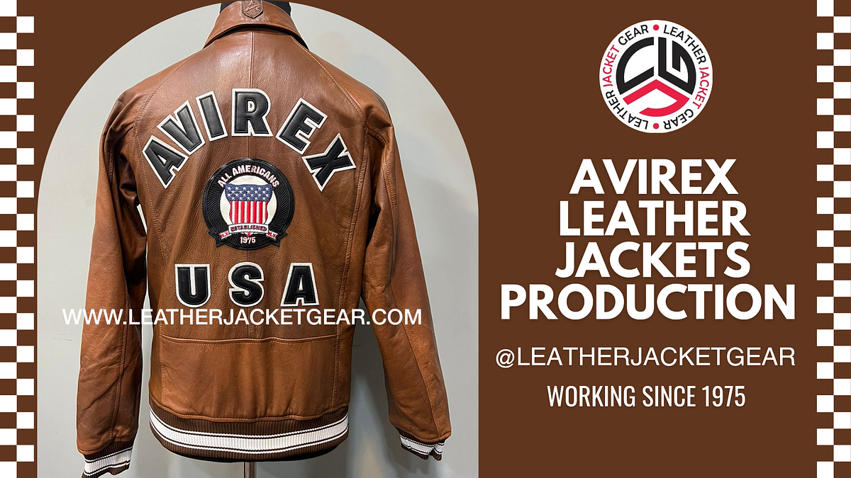 AVIREX Leather Jackets Production @LEATHERJACKETGEAR® | Avirex USA - LEATHER JACKET GEAR® - Medium