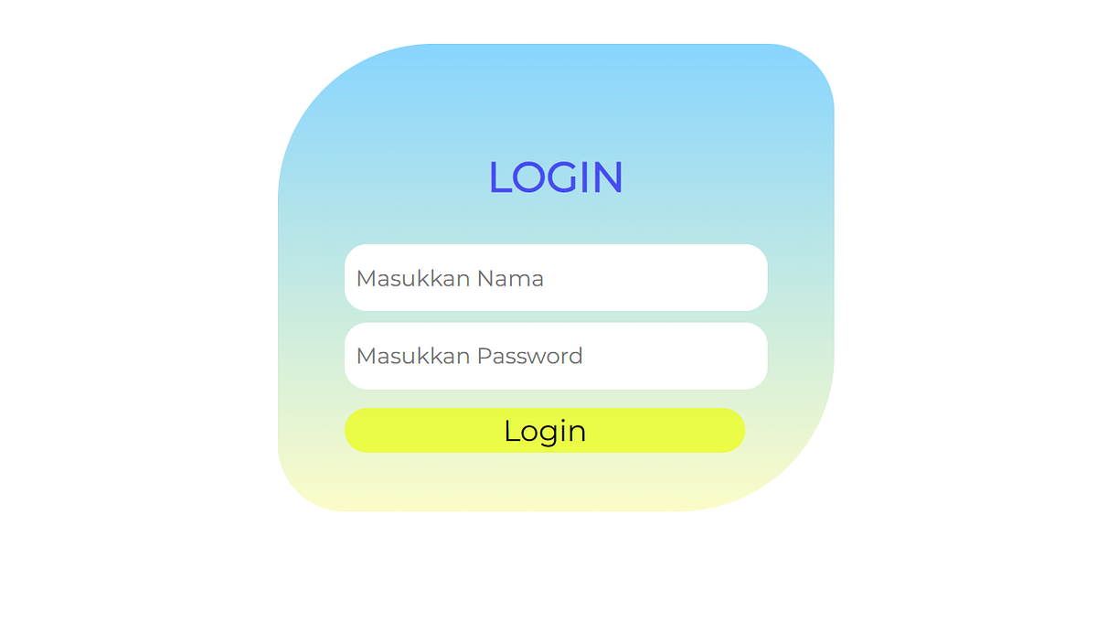 Buat Login Page sederhana menggunakan HTML & CSS | by numenide | Medium