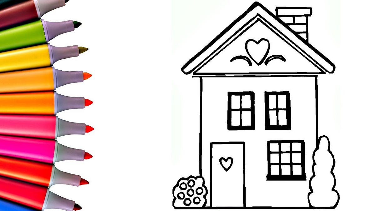 Best House Drawing For KidsBest House Drawing For Kids | by Drawing For ...