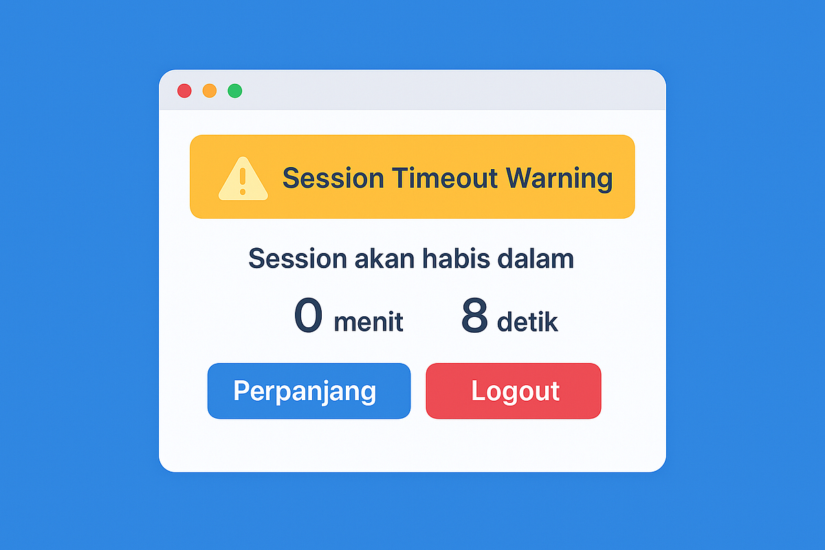 Implementing Session Timeout Management with JavaScript, jQuery, and Bootstrap | by Tantowi ...
