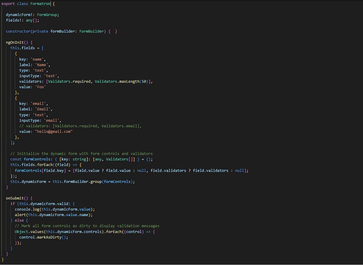 The Formatron: New Member of the Autobots? nah its a Dynamic Angular Form. | by Geonith George ...