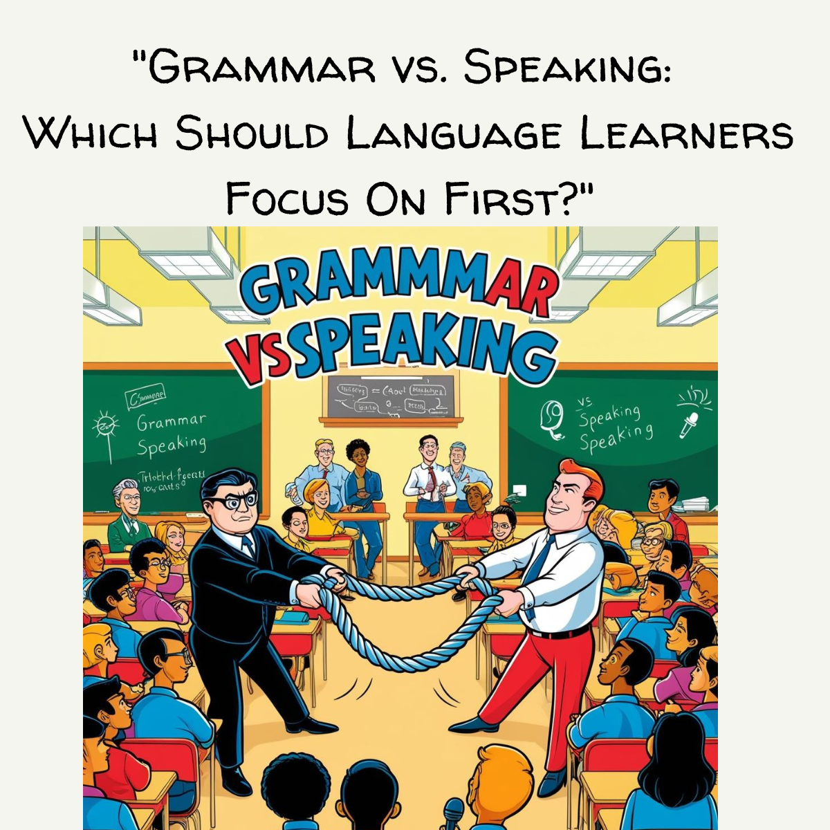 Grammar vs Speaking: Which should language learners focus on first ...