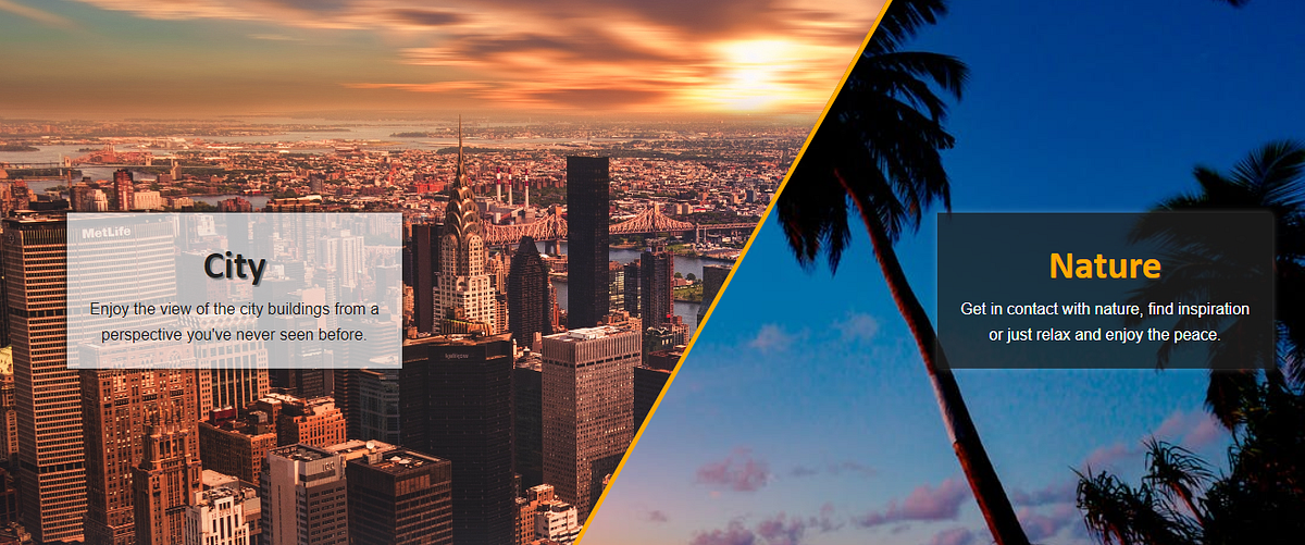 Creating A Split Screen Divider With Css And Javascript By Juan Rebolledo Medium