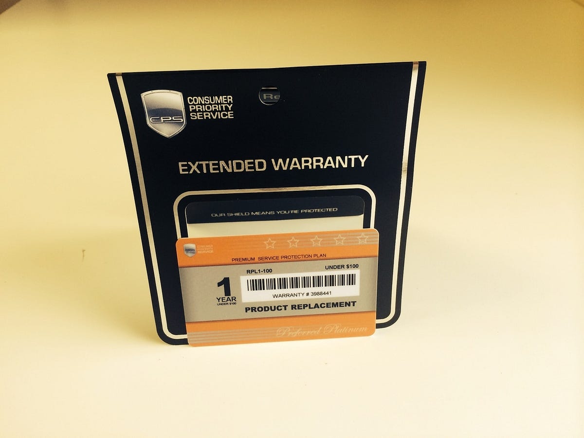 Consumer Priority Service One Year Replacement Warranty By Consumer