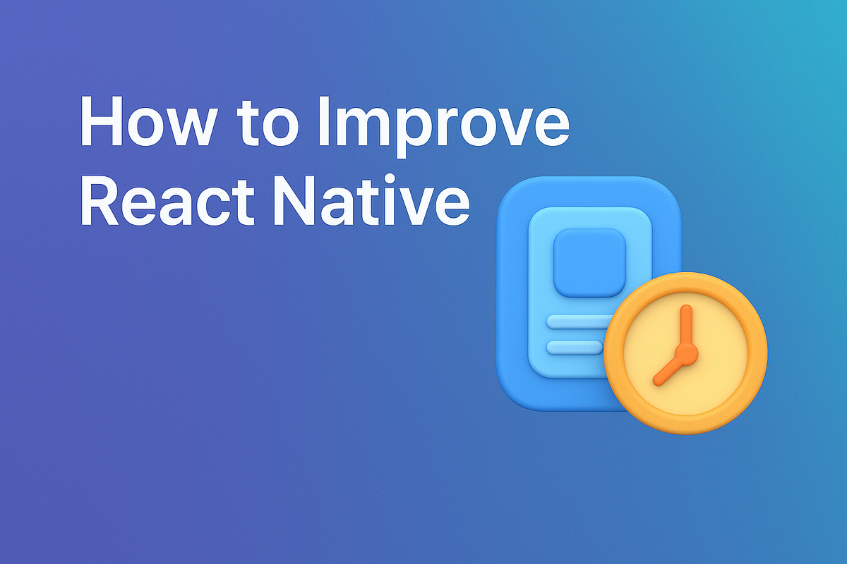 How to Improve React Native Startup Time | by TechByRahmat | Dec, 2025 | Medium