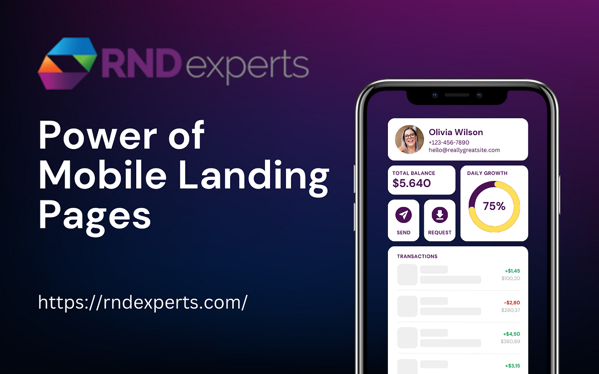 The Power of Mobile Landing Pages | by Rajeev Sharma | Medium