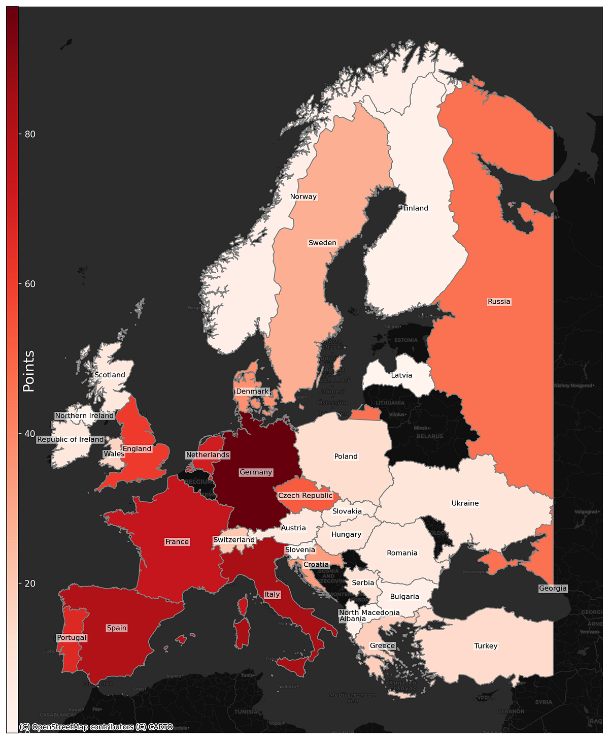 UEFA Euro 2024 Map. Historical records of the UEFA European… | by Milan ...