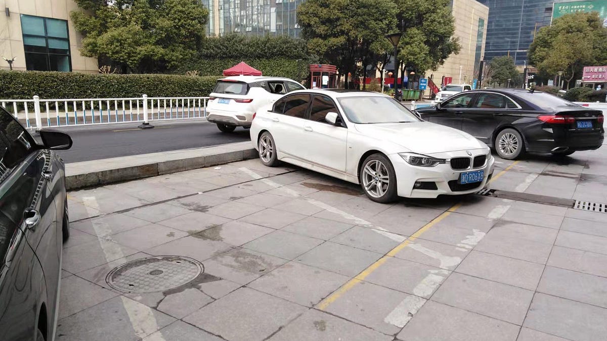 Sharing the Sidewalk: Parking Places in China | by Andrew Johnston ...