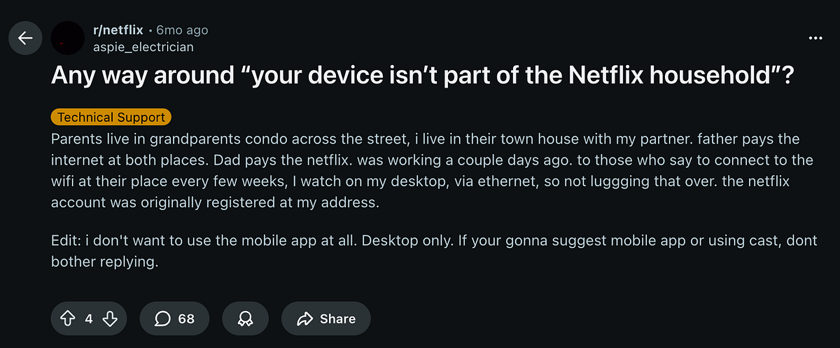 Fix: The “Your Device Isn’t Part of the Netflix Household” Error Is ...