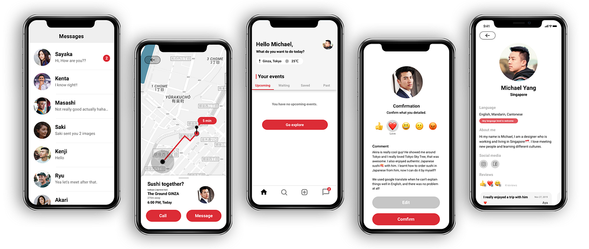 Omotenashi app— a UX/UI case study | by Yuki Tamura | Prototypr
