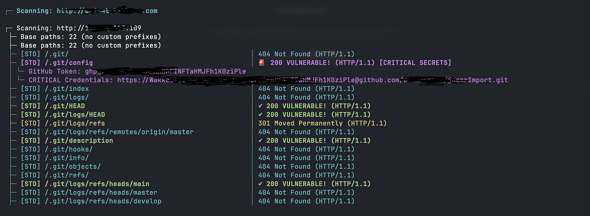 Git Scanner : A Journey Through the Wild West of Exposed Git Repositories | by rhyru9 | Medium