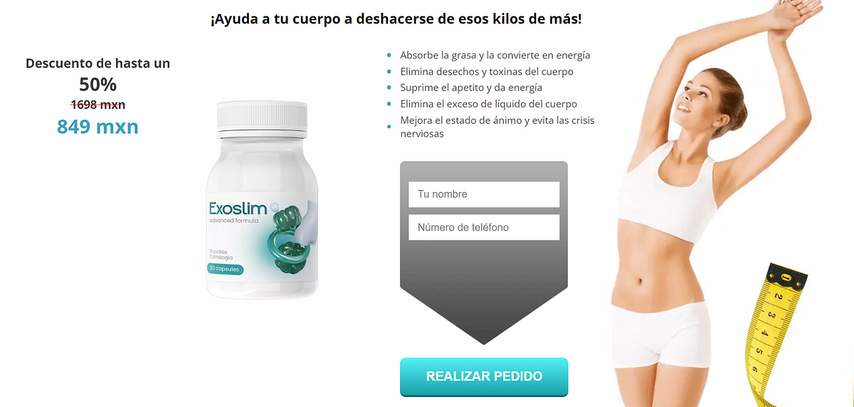 ExoSlim Capsula Precio Mexico. ExoSlim es un suplemento dietético de… | by Traptisharma | Medium