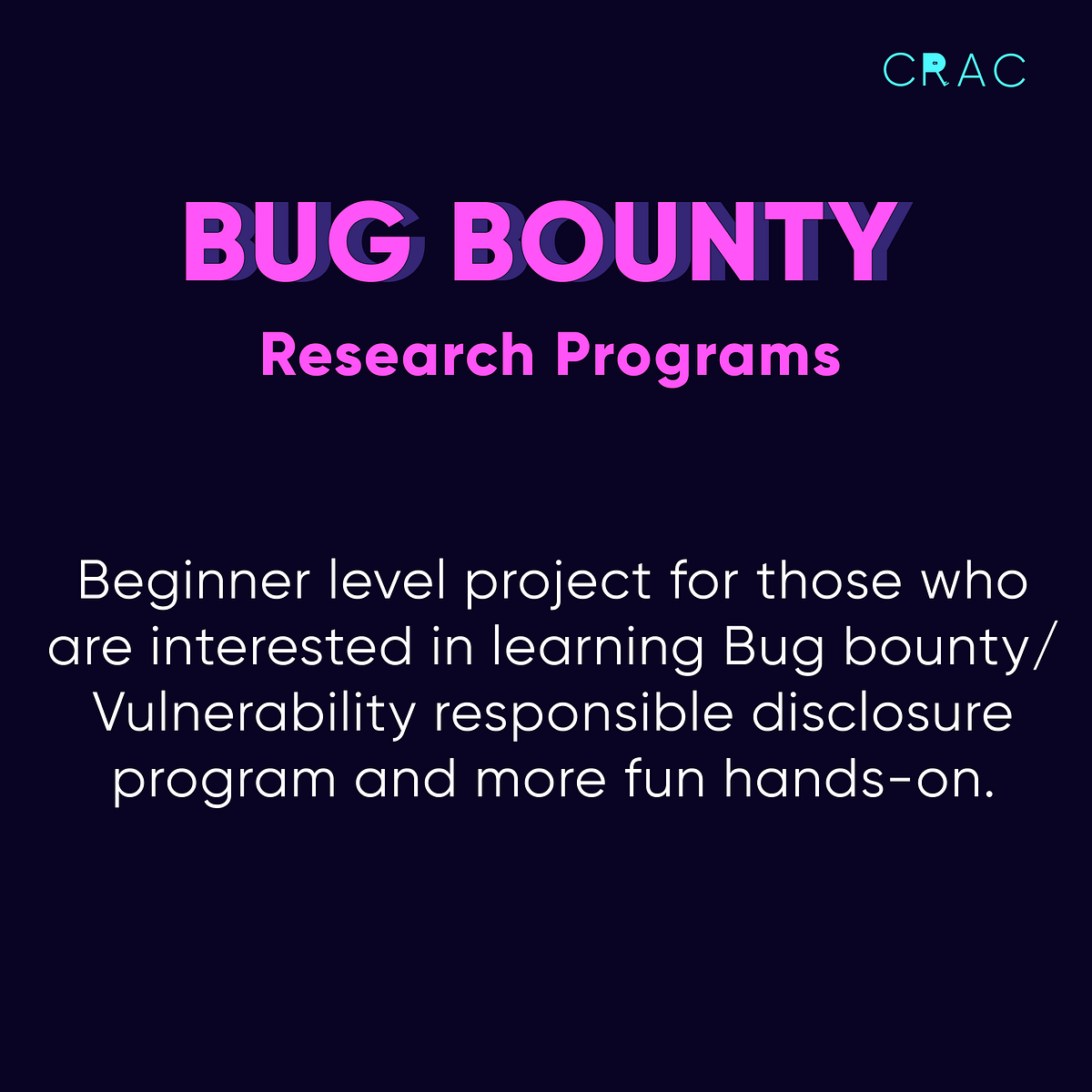 Researcher’s Experience — Bug Bounty Program | by CRAC Learning | Medium