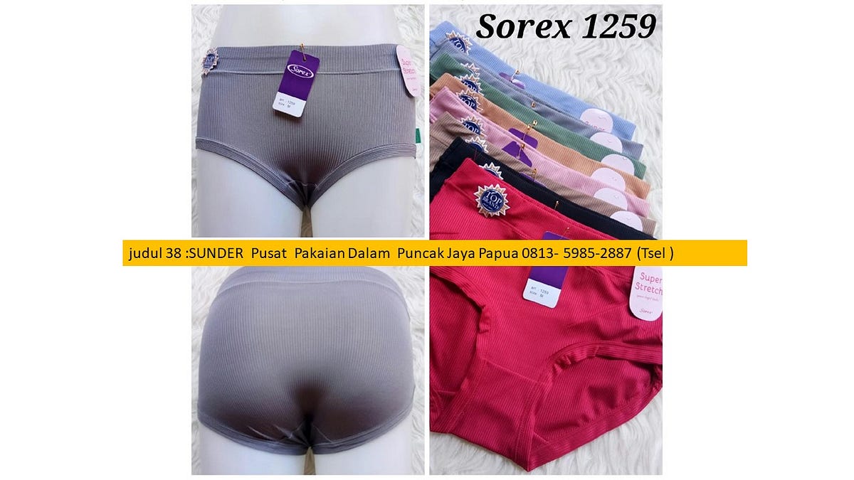 SUNDER Pusat Pakaian Dalam Puncak Jaya Papua 0813- 5985–2887 (Tsel ) | by pusatpakaiandalam | Medium