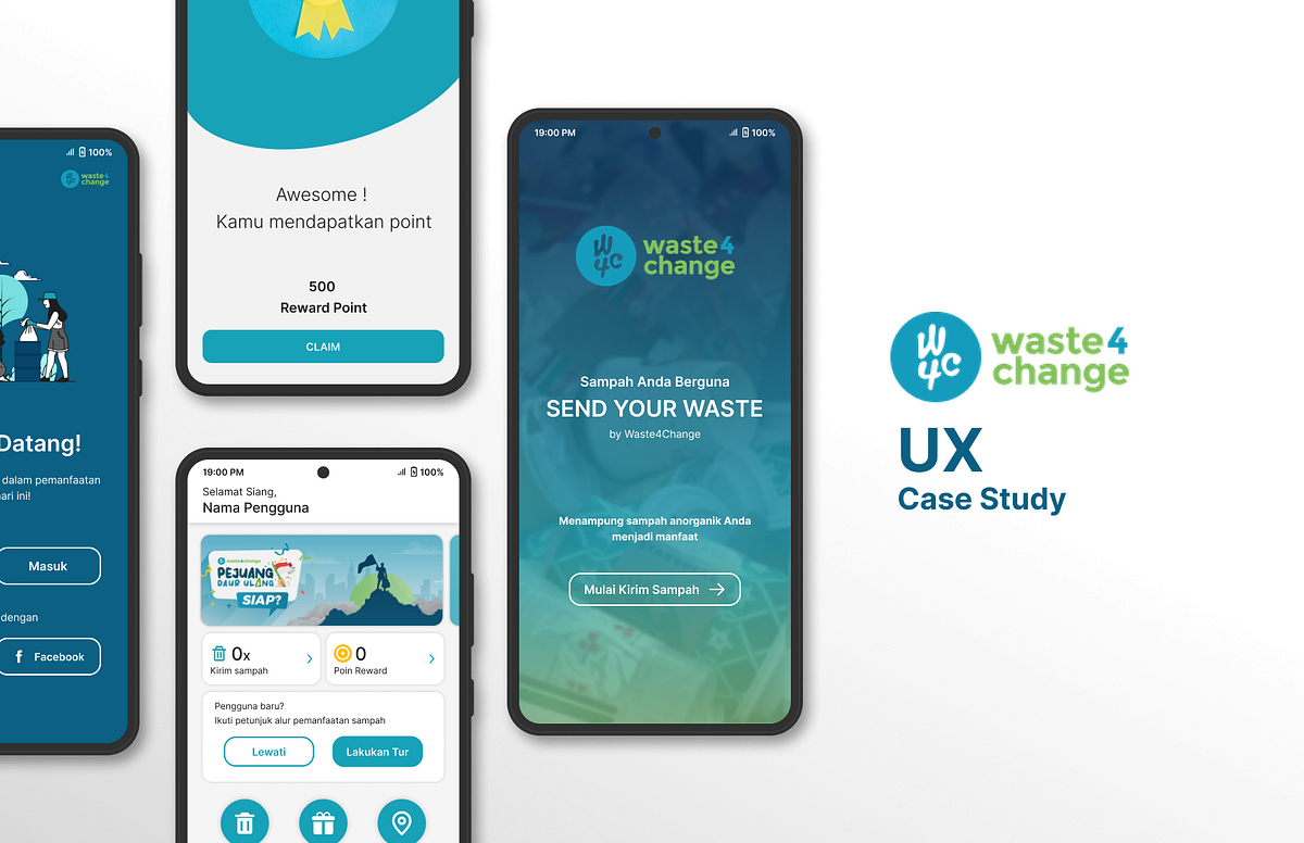 UX Case Study: Waste4Change — Send Your Waste Feature | by Marchyella ...