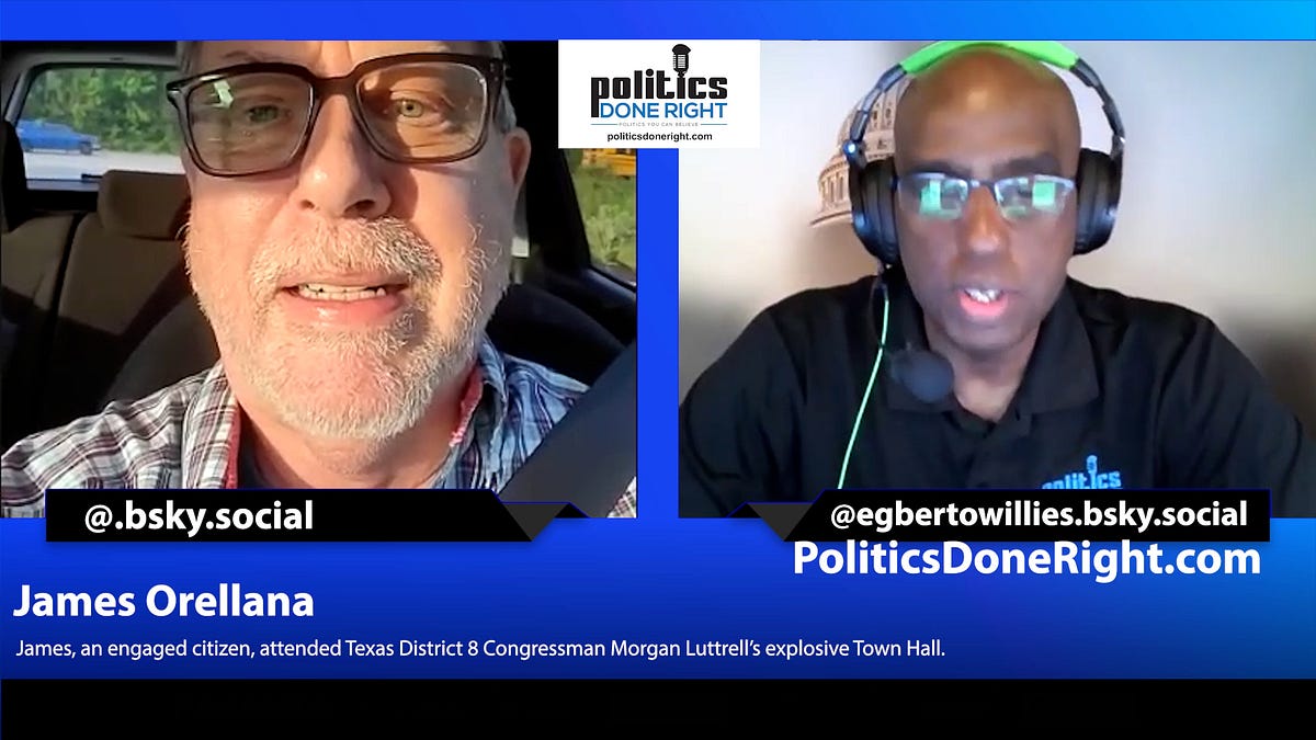 An engaged citizen shares his account of Texas Congressman Morgan ...