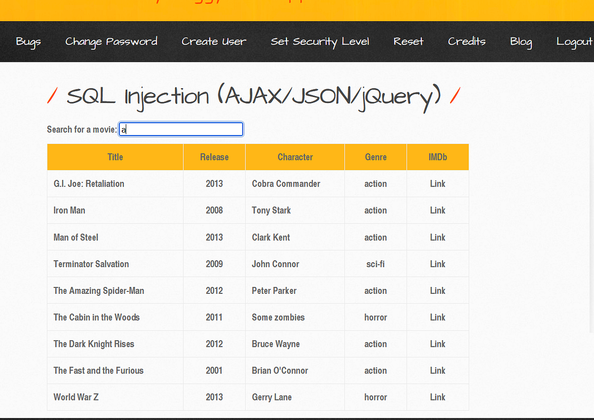 bWAPP SQLi solutions Part-3. Bu dəfə SQL Injection… | by V3ng3X | Jan, 2025 | Medium