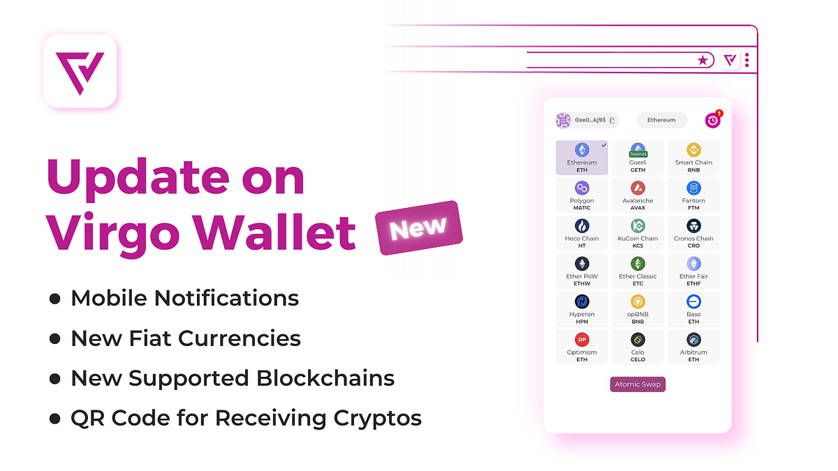 Virgo Wallet v0.8.1 is LIVE: Discover what’s new! | by Virgo | Medium