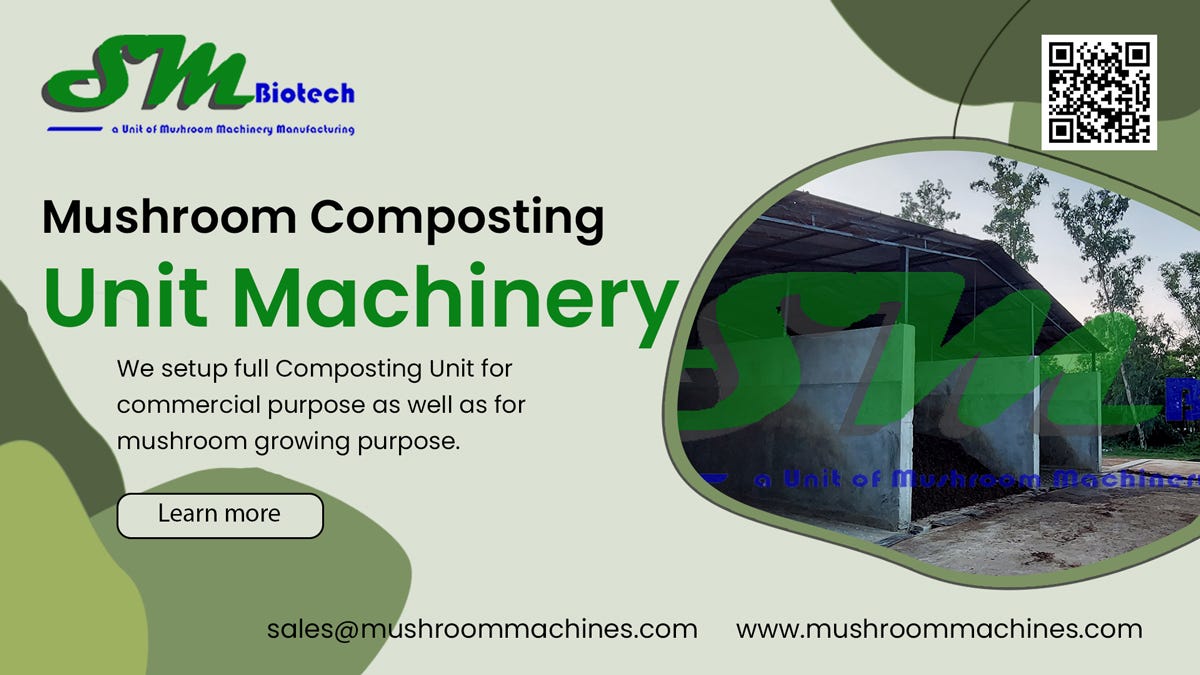 Mushroom Composting Unit Machinery Mushroom Machines | Crivva - chinmay ...