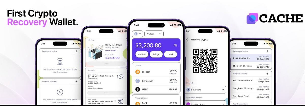 Cache Wallet: Finally, a Fix for Crypto’s Lost Wallet Crisis | by Amadi Uche | Medium