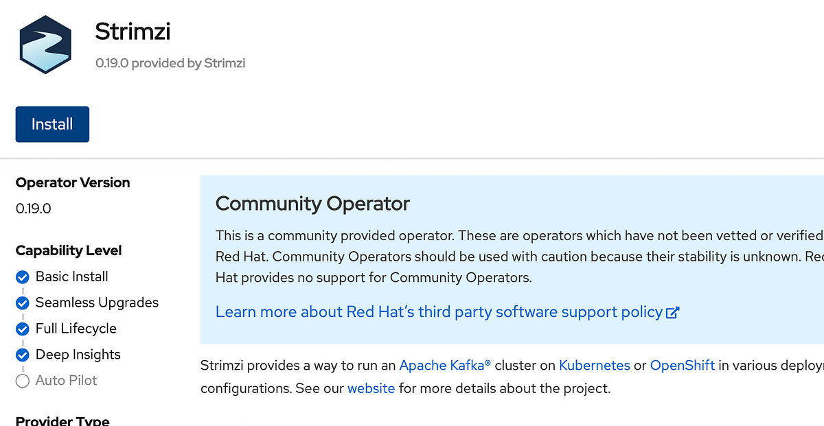 Strimzi (Kafka): Openshift routes as an external listener | by Abhishek ...