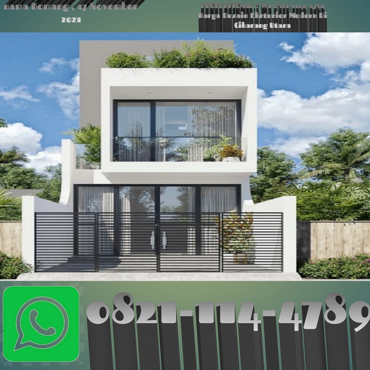 PROFESSIONAL.! Wa 0821-1144-4794 Jasa Desain Eksterior Pertokoan Di ...