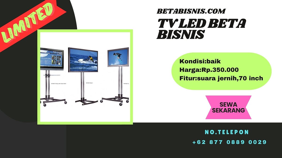 Sewa TV LED dengan Harga Terjangkau! | by Sewa TV LED stand Pekanbaru ...