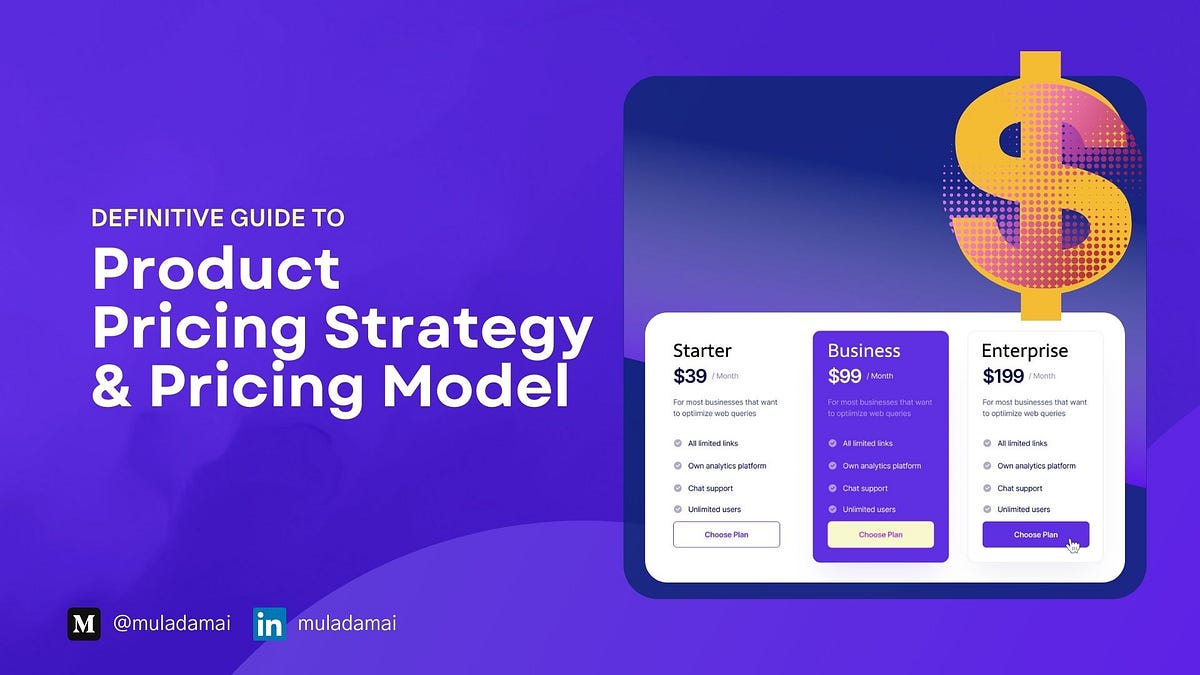 Definitive Guide to Product Pricing Strategy & Pricing Model | by Mula ...
