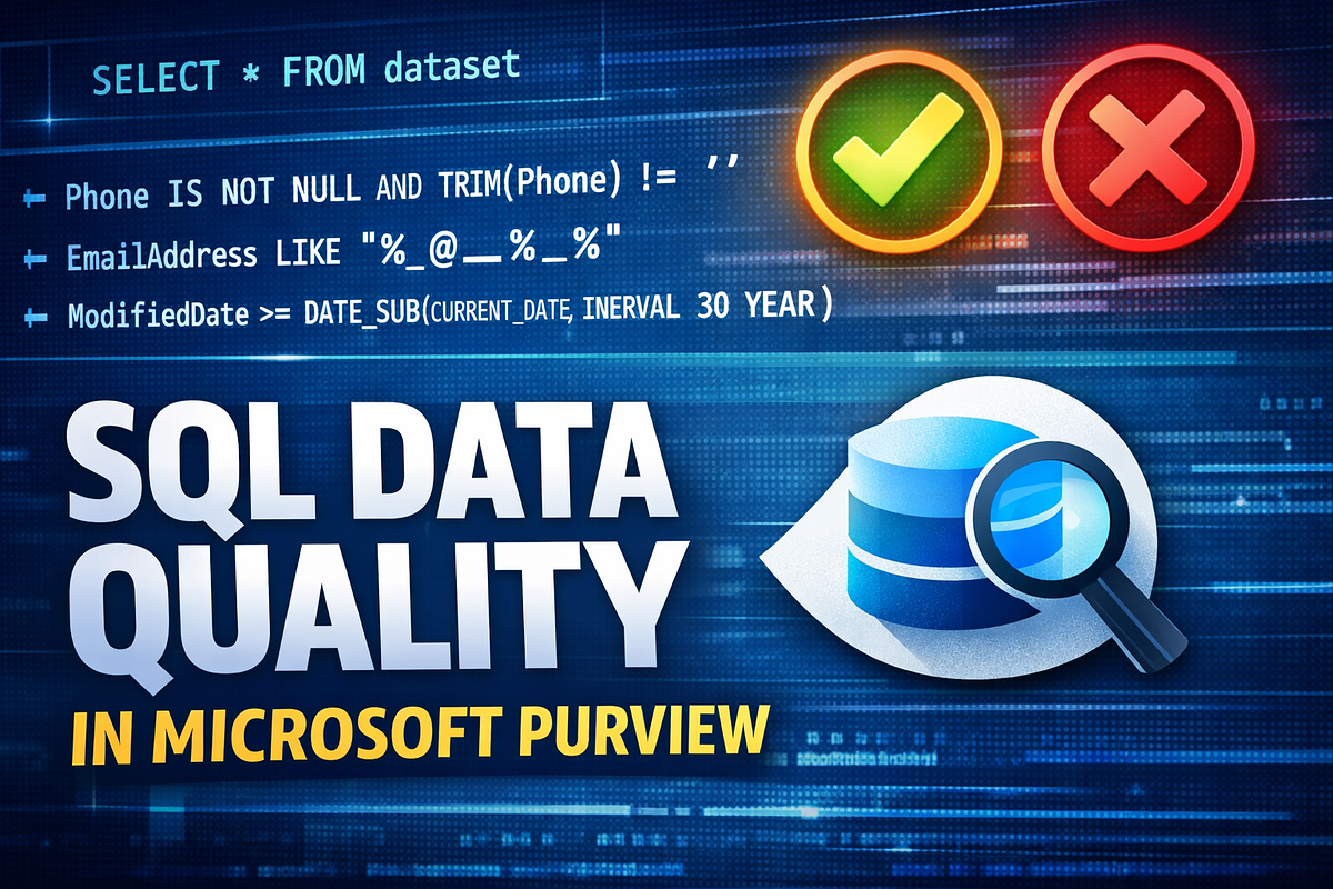 Microsoft Just Made Data Quality in Microsoft Purview Easier With SQL ...