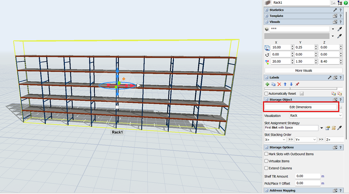 How to Change Individual Rack Row Height in FlexSim (The Hidden ...