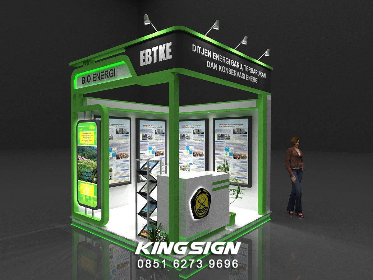 Jual Booth Pameran 3x3 Meter. Booth Pameran 3x3 -Dalam dunia pameran… | by Kingsign Id | Medium