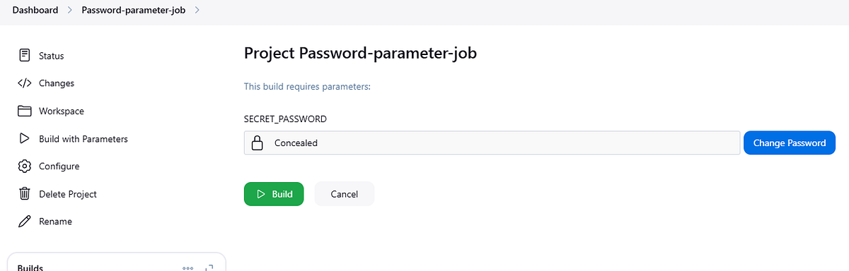 💠Day 13: Parameterized jobs in Jenkins(Password Parameter) | by Dipali Naygaonkar | Medium