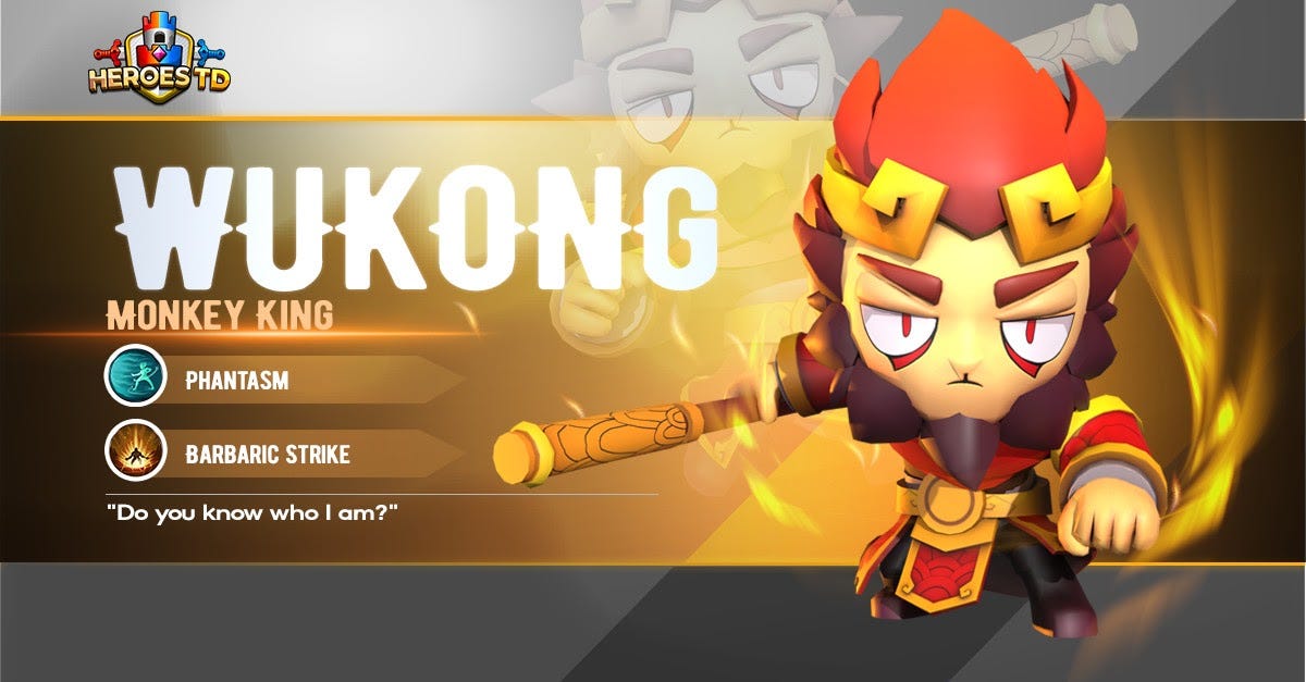 [HeroesTD #6] Wukong — Monkey King - Heroes TD - Medium