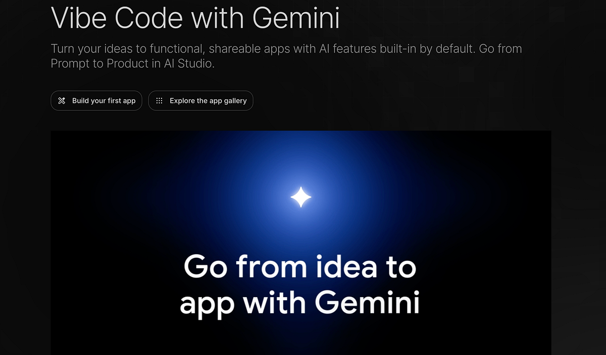 Google’s Vibe Coding Feels Like Future of Dev Work | Towards AI