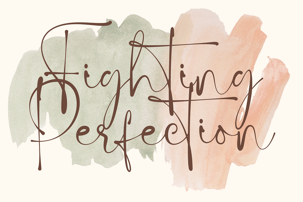 Fighting Perfection. A short poem | Medium