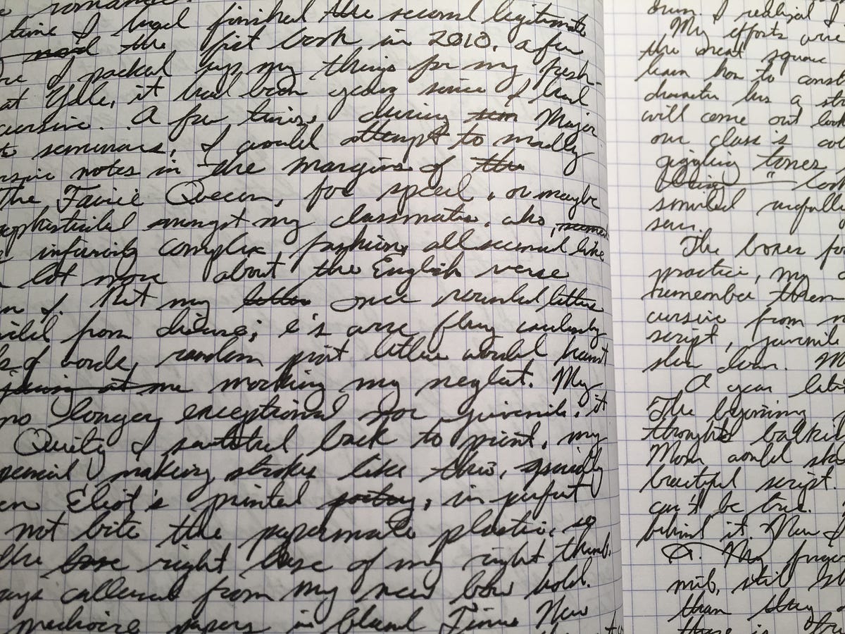 Cursive. I first learned how to write in cursive… | by Caitlin ...