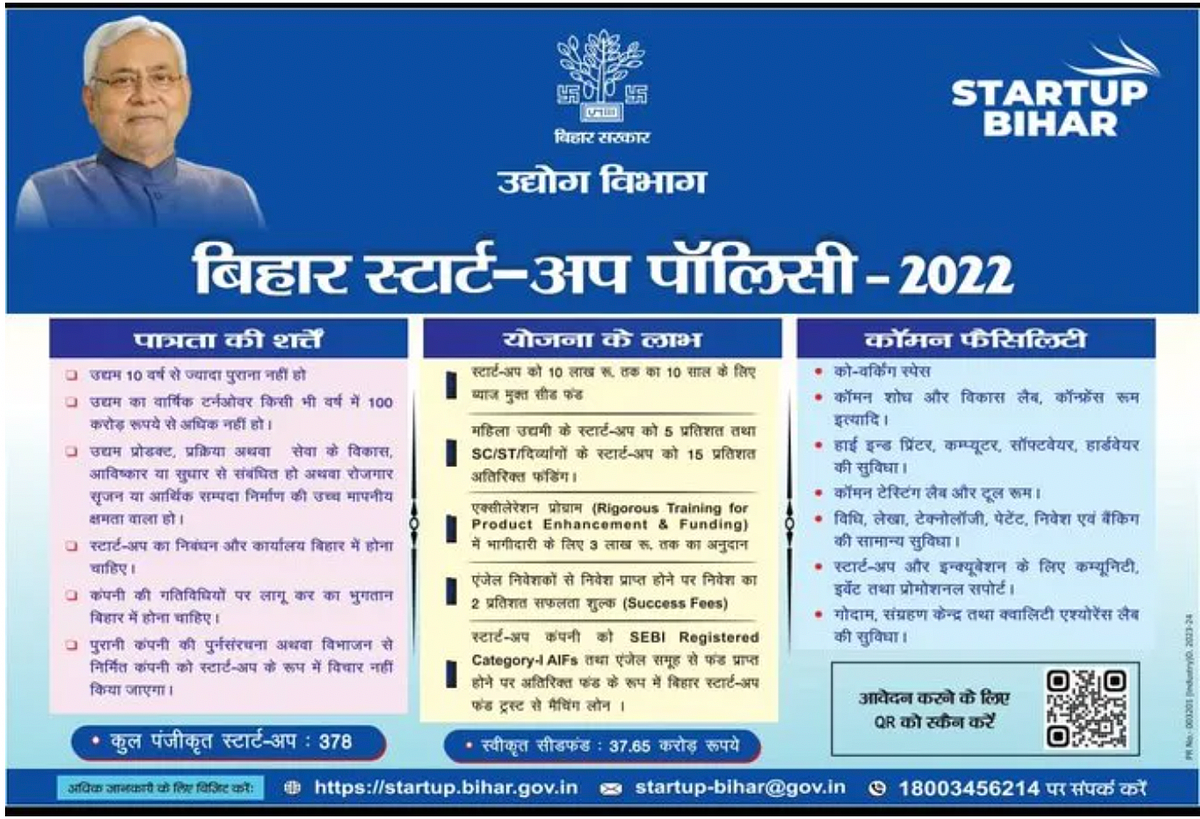 A Suggestion to Accelerate Growth of Bihar Startups Thru Innovative ...