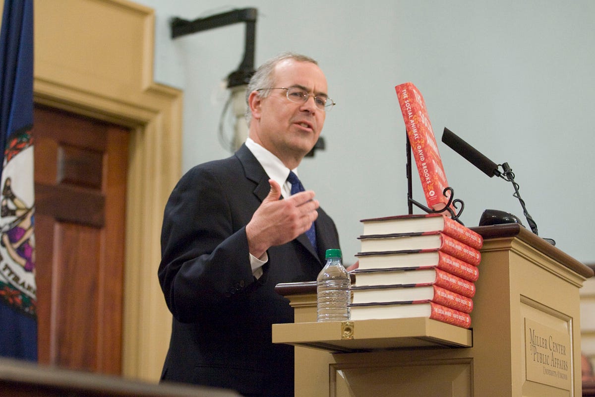 David Brooks Secretly Wrote a Great Article About How There Really Is a ...