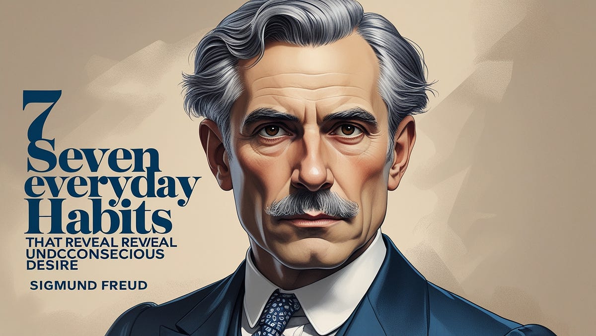 Sigmund Freud: Seven Everyday Habits That Reveal Unconscious Desire ...