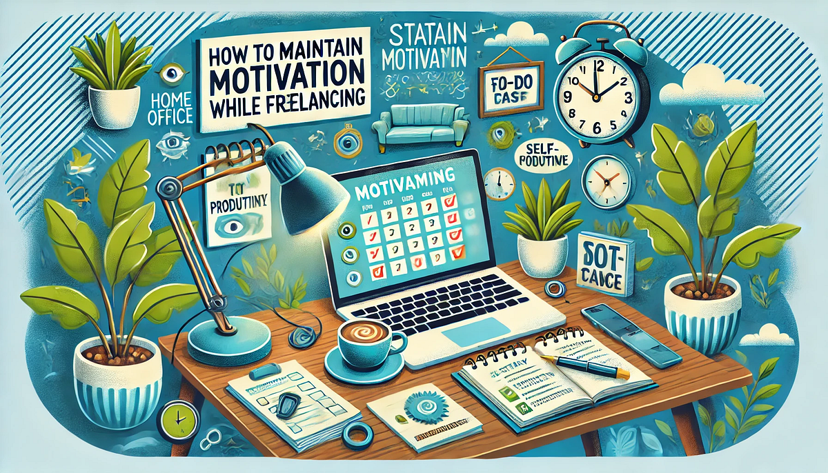 “How to Maintain Your Motivation While Freelancing” | by Caner DEREBOYU | Jun, 2024 | Medium