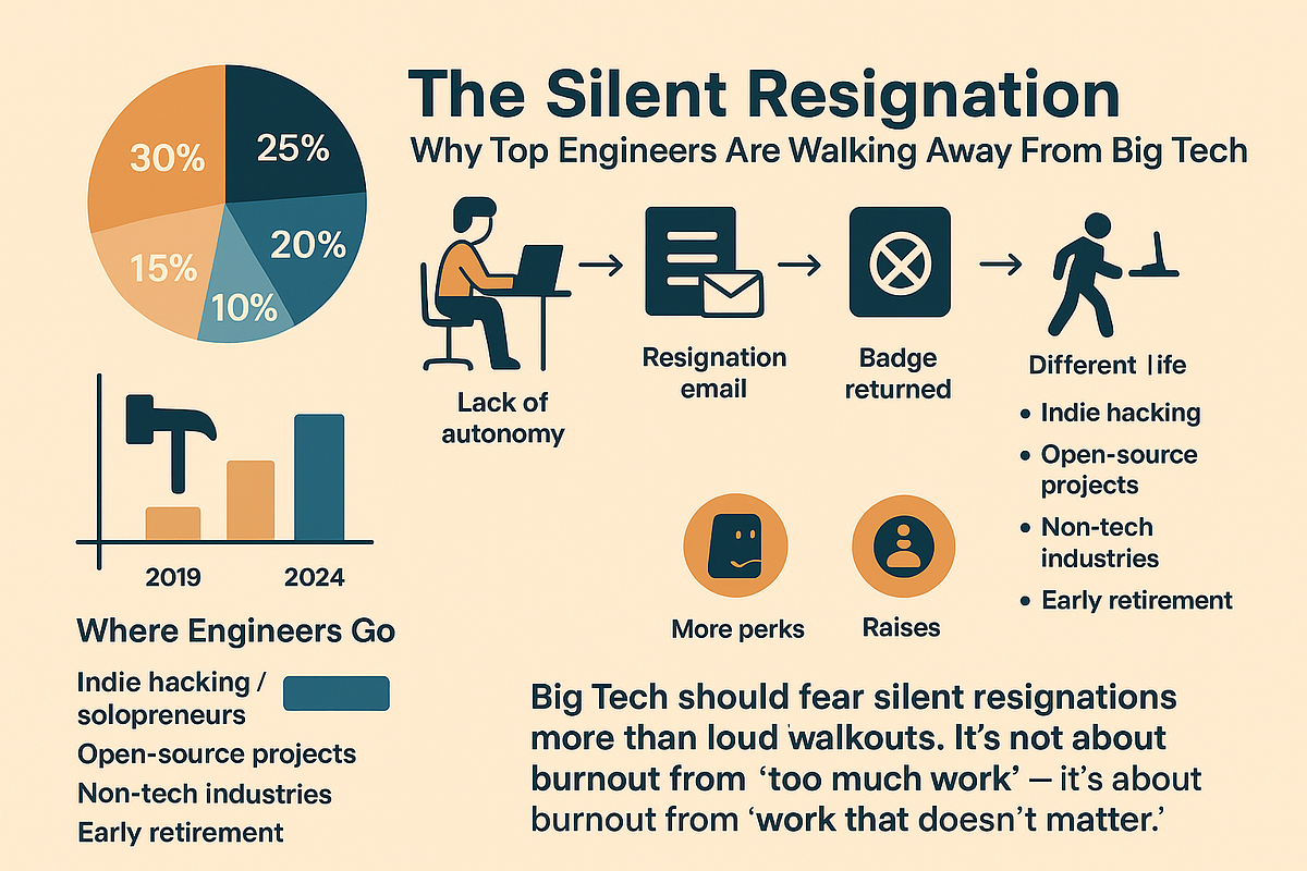 The Silent Resignation: Why Top Engineers Are Walking Away From Big ...