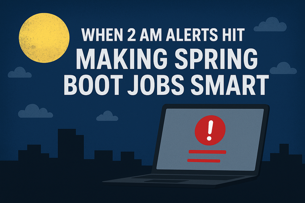When 2 AM Alerts Hit: Making Spring Boot Jobs Smart with Dynamic ...
