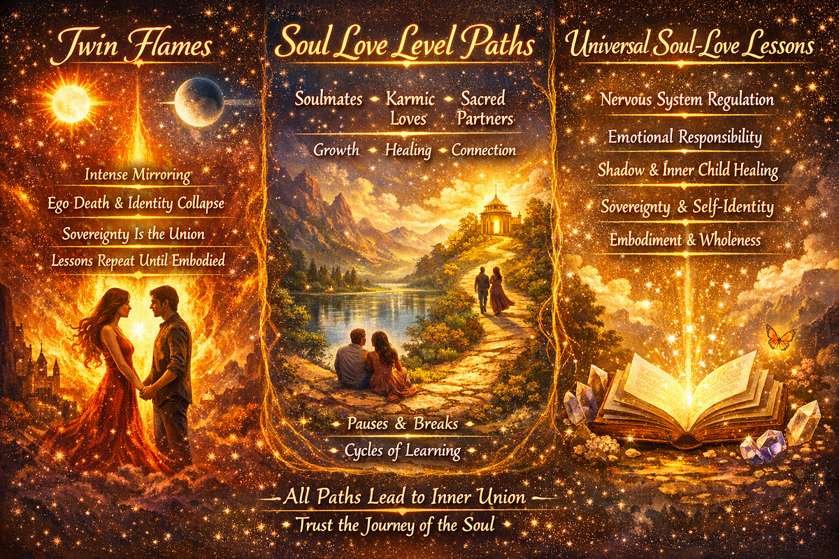 Whats your Soul Love Type Twin Flame Divine Counterpart Sacred Partners ...